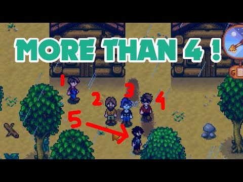 TUTORIAL - MORE THAN 4 PLAYERS in a Multiplayer Stardew Valley Server - NO SOFTWARE/MODS NEEDED