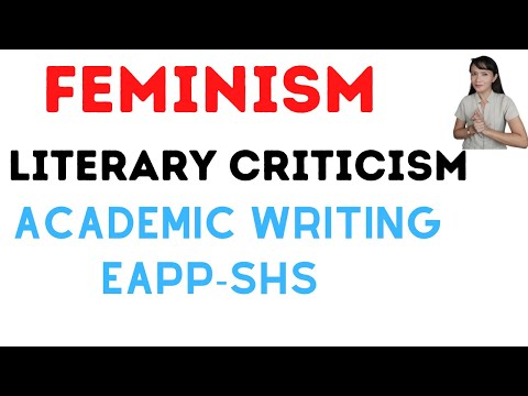 feminist literary theory and criticism| Literary Approach| Academic Writing