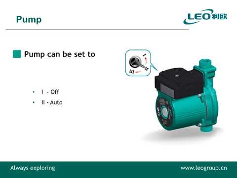 LRP15 90A 160 Hot Water Booster Pump Features