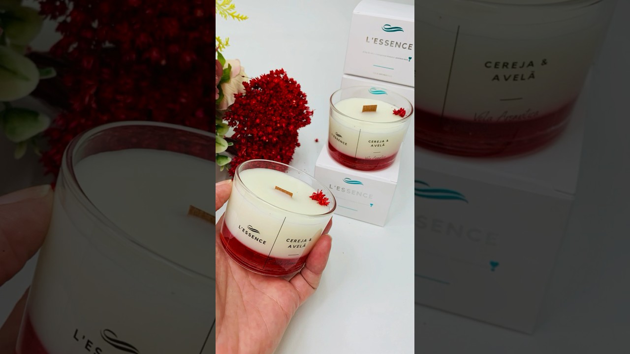 Velas aromáticas.                        www.lessencealetoledo.com.br