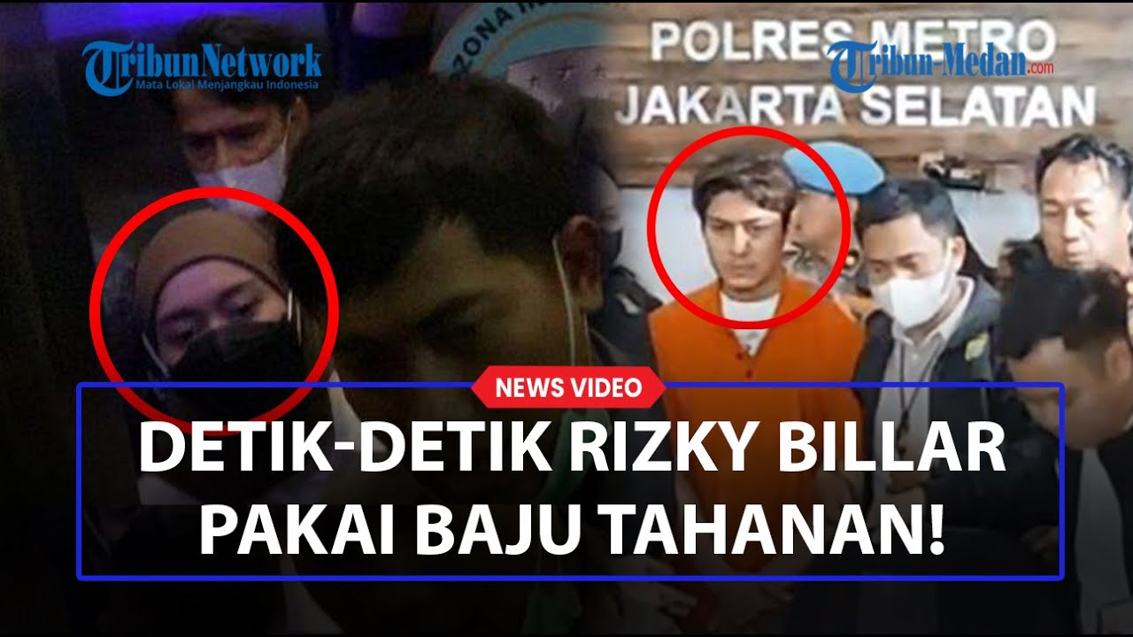 PENAMPAKAN Rizky Billar Pakai Baju Tahanan Oranye ke Publik Usai Resmi Jadi Tersangka Kasus KDRT!