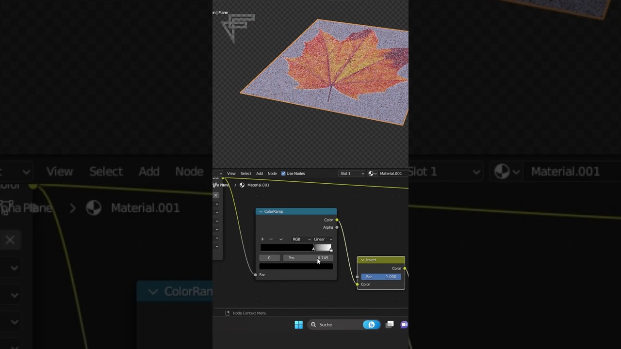 Remove White Background Tutorial in Blender! #shorts