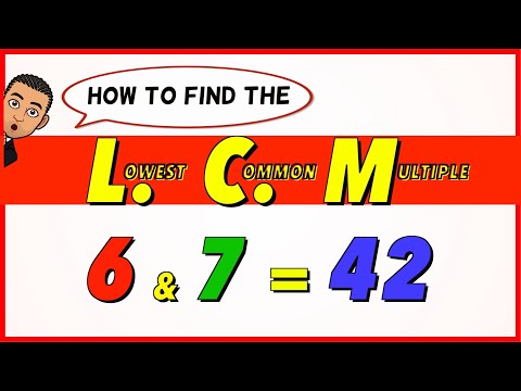 How to find the LCM (LOWEST COMMON MULTIPLE)