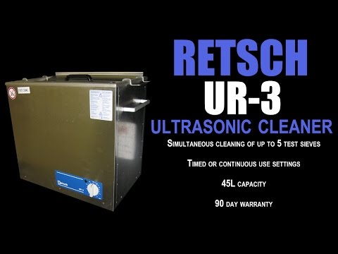 RETSCH UR 3 ULTRASONIC CLEANER (1573B)