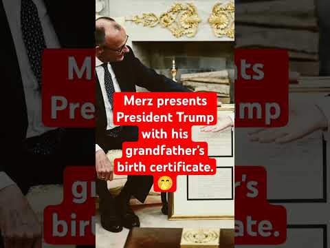unexpected gift #Trump#Merz#memes #funny #german #american #fyp #funnymemes #president #viralshorts