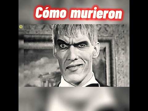 Así murieron los actores de los locos Addams, largo.