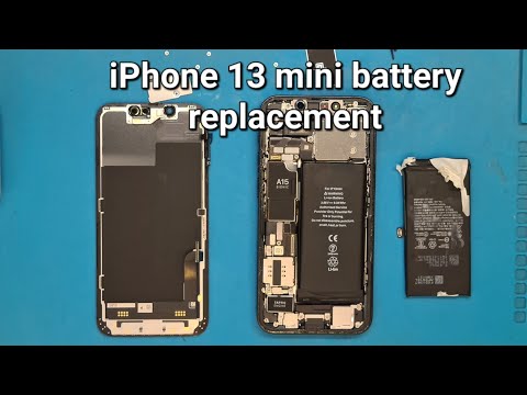 iPhone 13 mini battery replacement and disassembly