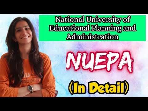 NUEPA - NIEPA - National University of Educational Planning and ...