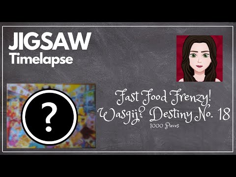 Fast Food Frenzy! - Wasgij? Destiny No. 18 Jigsaw Puzzle Timelapse