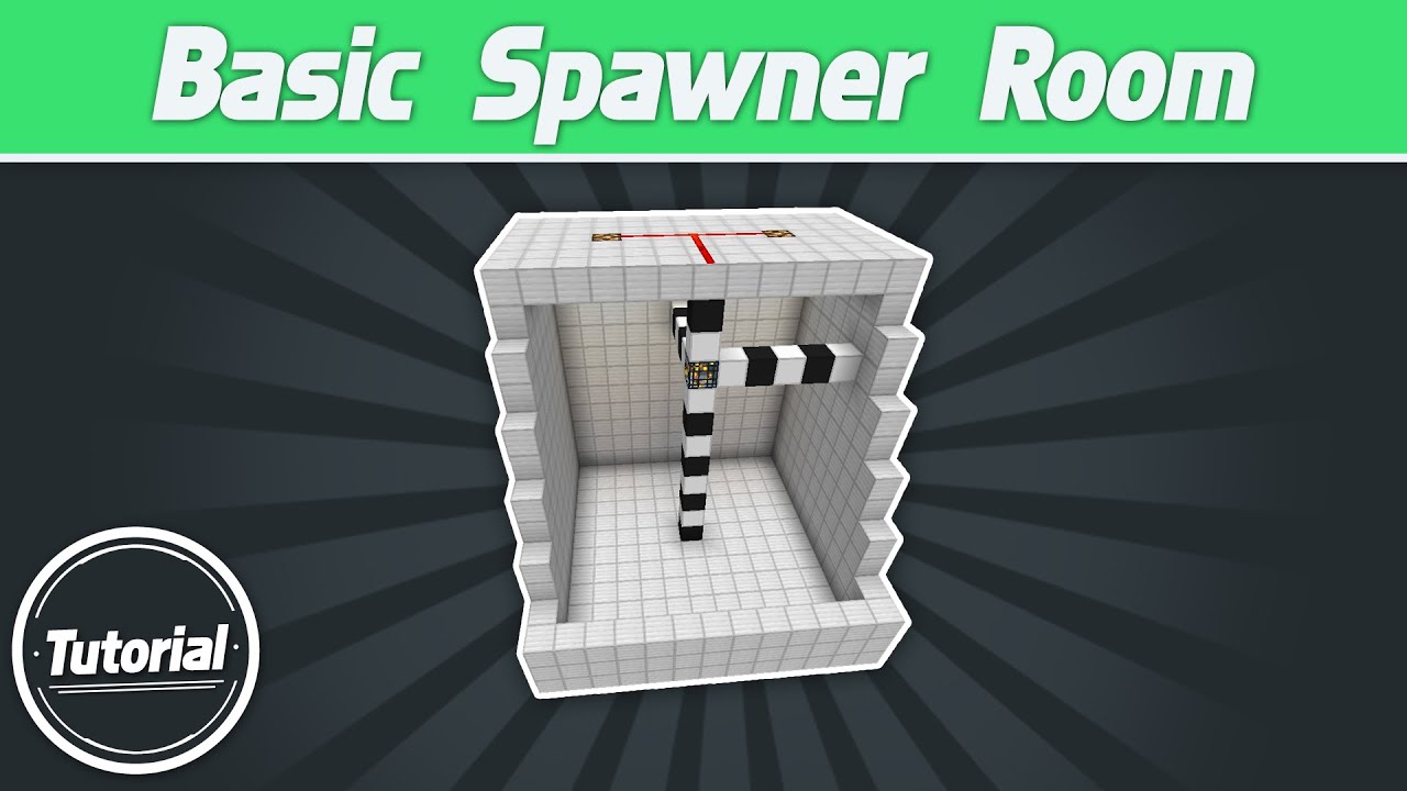 Minecraft Basic Spawner Room Tutorial - QuickFarms