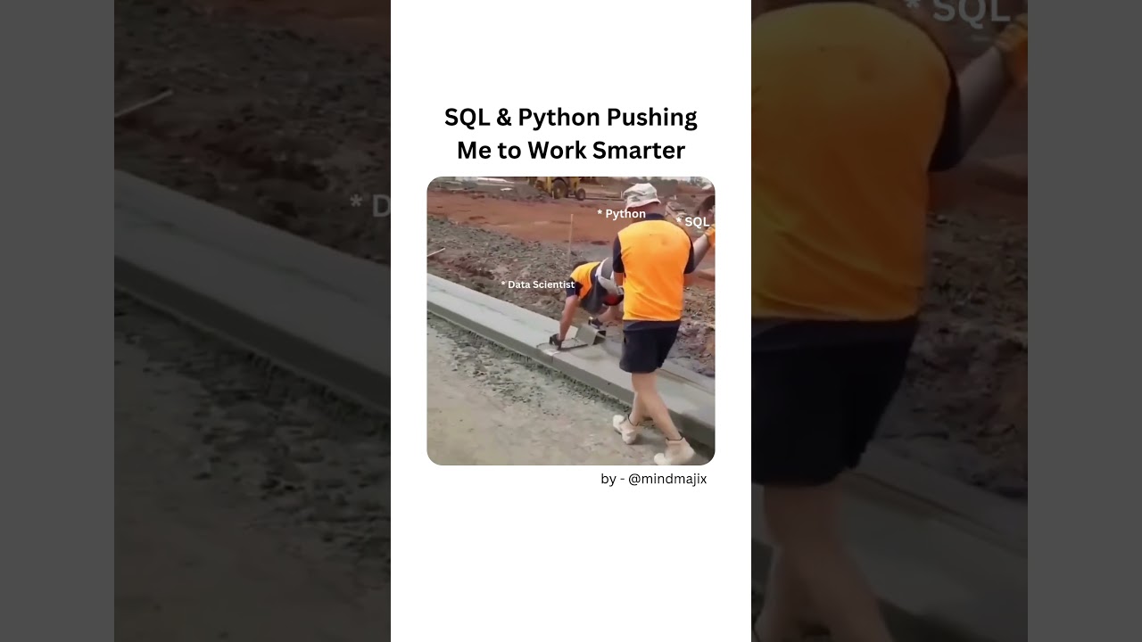 😂 SQL, Python and Data Scientist #datascience #developermemes #codingmemes #funny #comedy #database