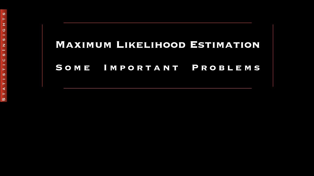 Some Problems on Maximum Likelihood Estimation, Part-1