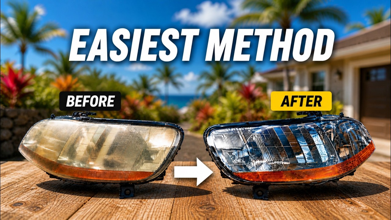 How to Restore Your Cloudy Headlights The RIGHT WAY (Fully Explained)