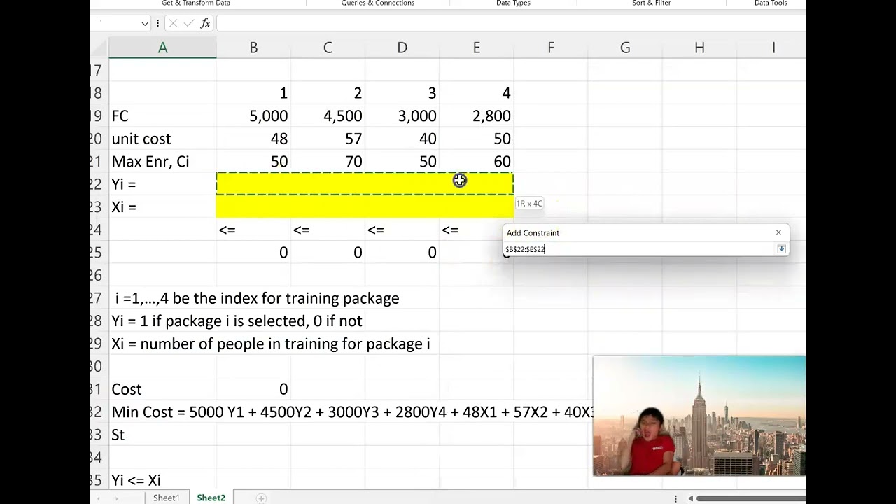 Linear Programming with Binary and Integer Decision Variable https://quantintegrity.com 510 398 0006