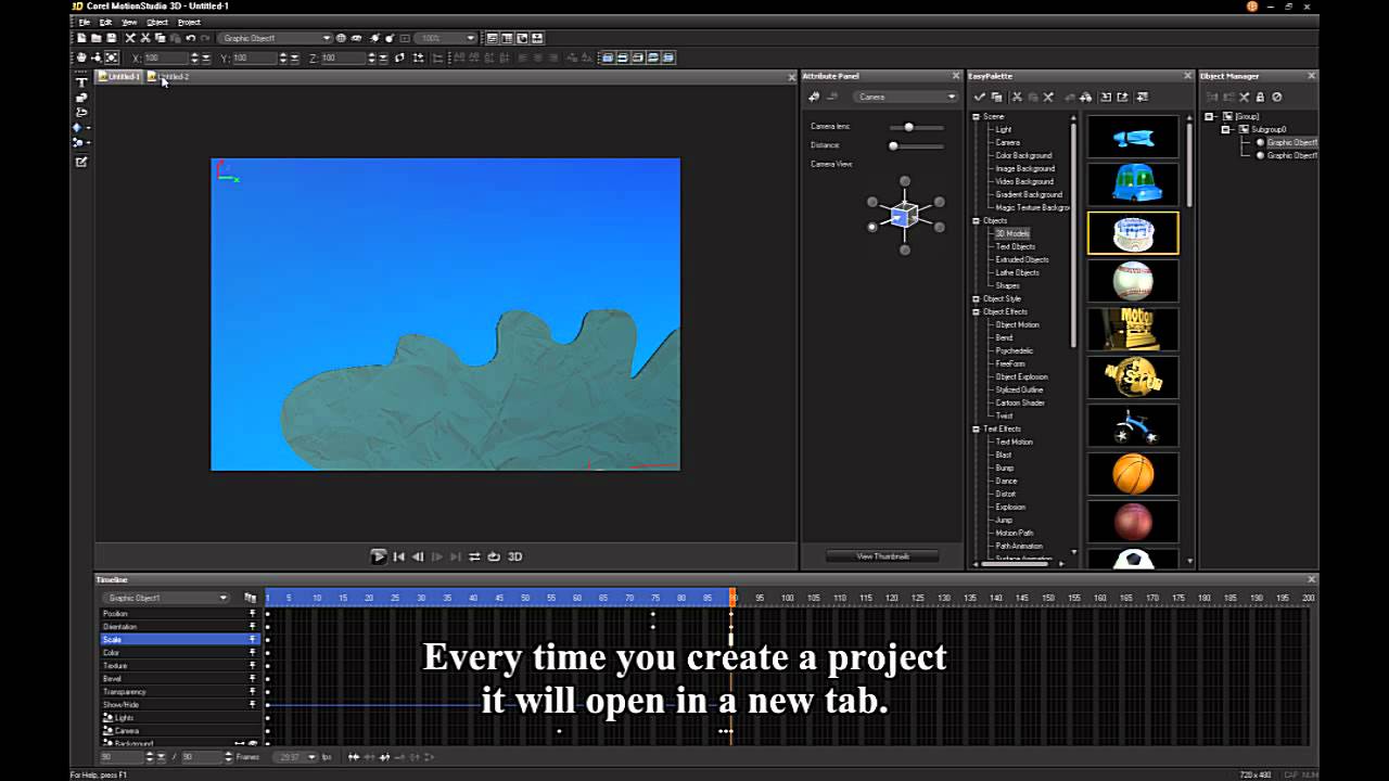 MotionStudio 3D User Interface