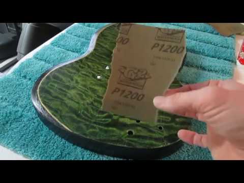 Pt6 DIY STANGER SG (wetsanding/polishing the body)
