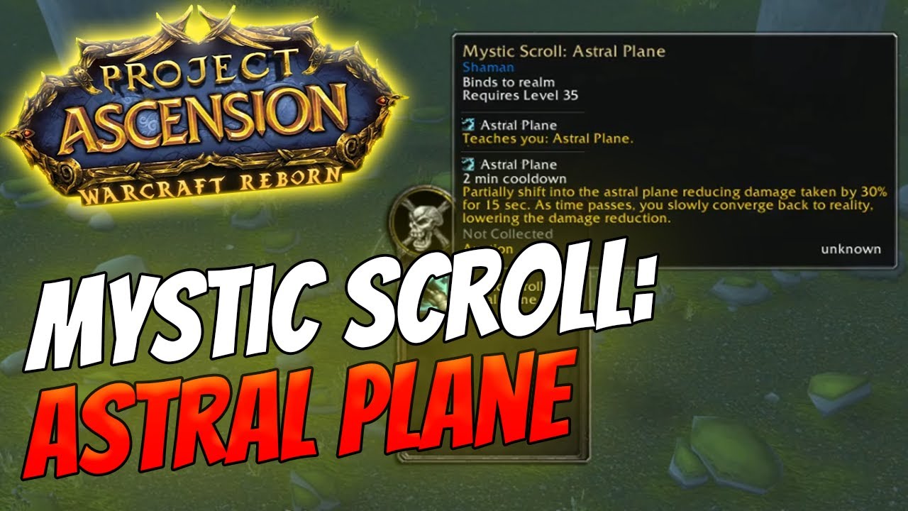 How to get Mystic Enchant: Astral Plane | Shaman [Warcraft Reborn | Ascension Bronzebeard]