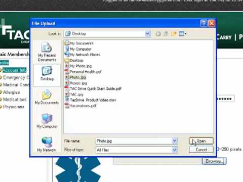 How to create your Medical Profile on the TAC Drive.mp4