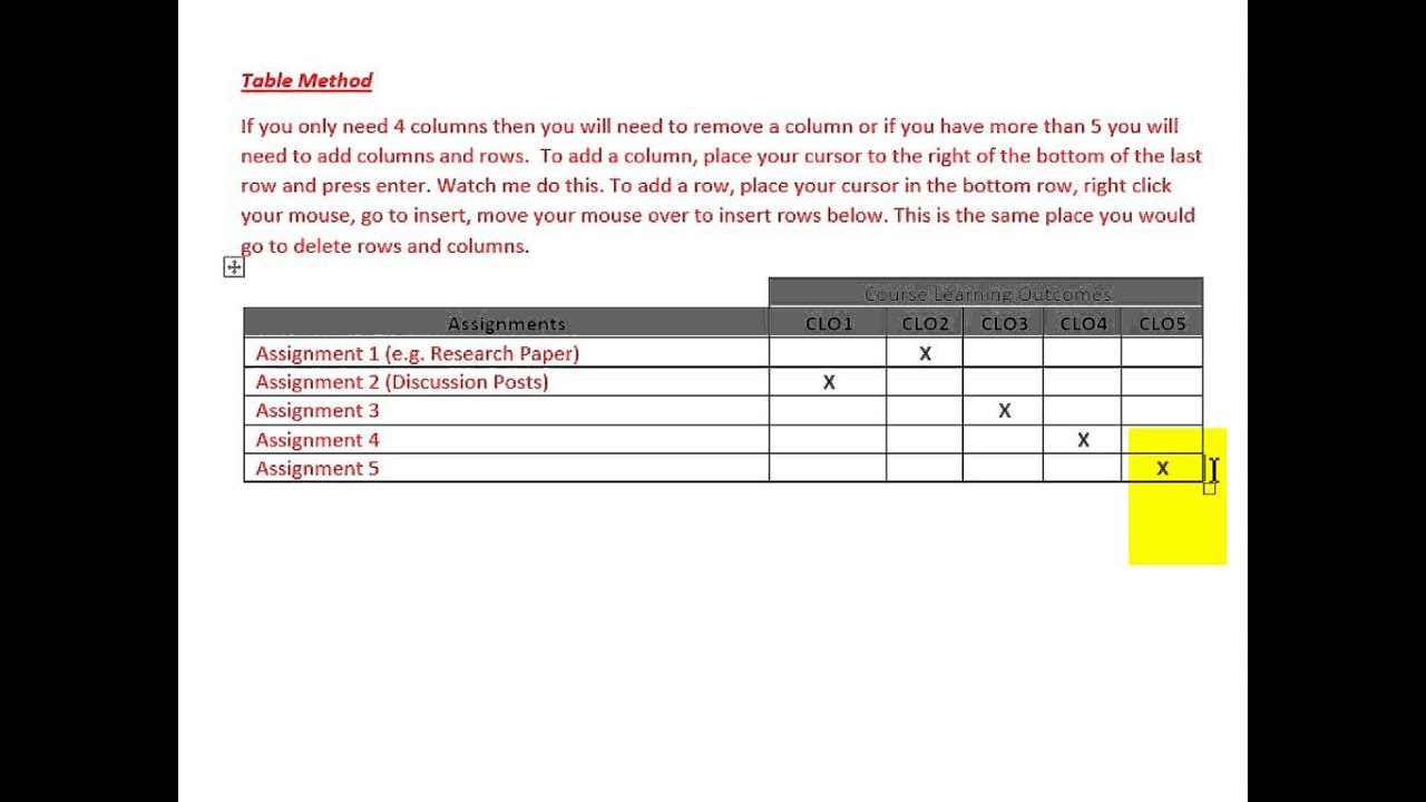 Syllabus Template Tutorial