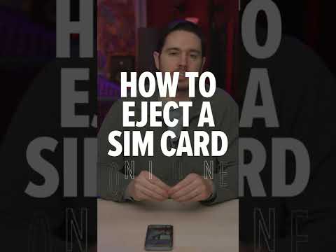 How To Remove A SIM Card On iPhone #Shorts
