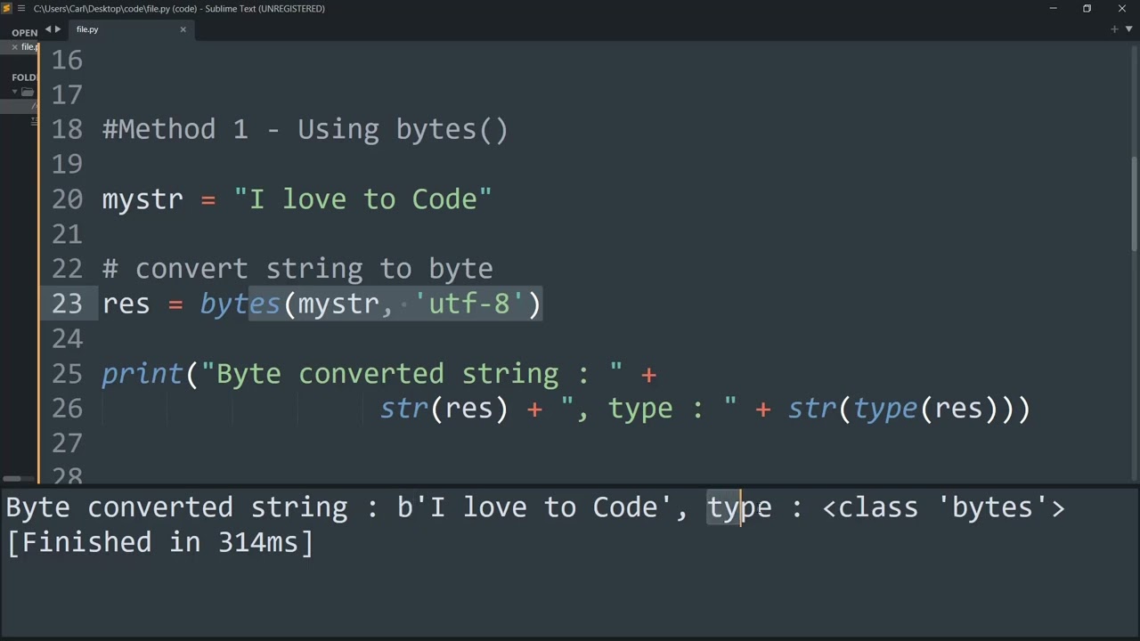 Best way to convert string to bytes in Python 3?