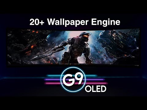 32:9 Ultrawide Samsung Odyssey OLED G9 20+ Wallpaper Engine