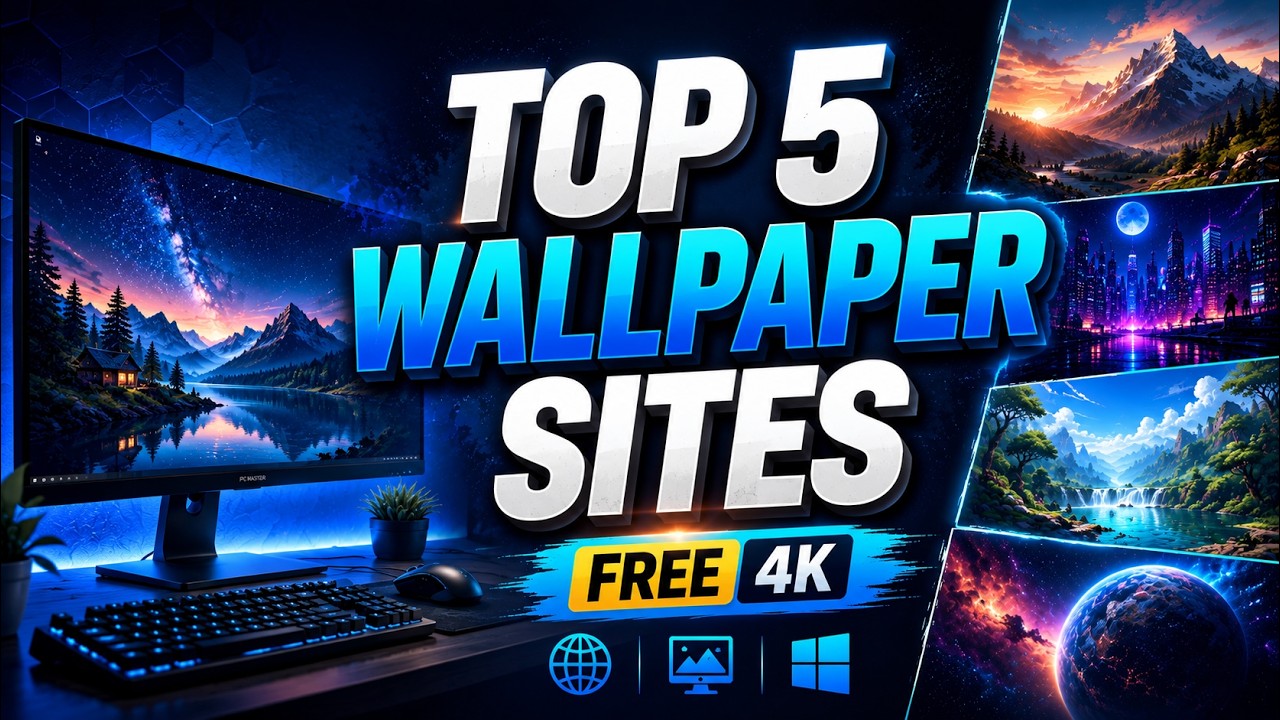 Top 5 Wallpaper Websites For PC | Free 4K Wallpapers