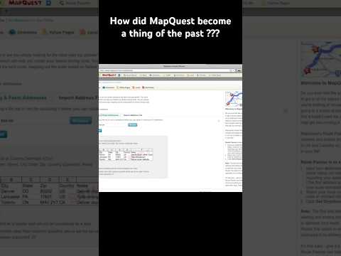 Is MapQuest still in Business ??? #mapquest #maps #travel #gps