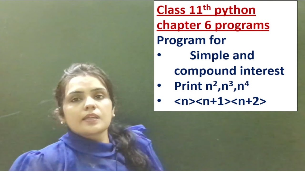 class 11th python chapter 6 solved programs(part 2) | python fundamentals