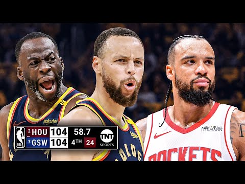 WILD ENDING 😱 Rockets vs Warriors Game 4 🔥 2025 NBA Playoffs