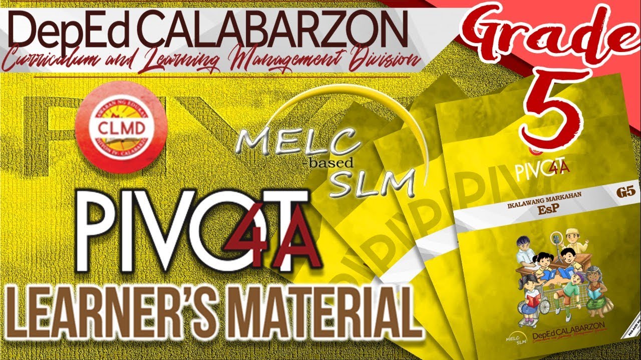DepEd PIVOT 4A Self Learning Modules for GRADE 5 | 2nd Quarter