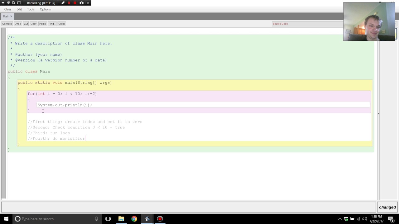 Book 0, Chapter 5, Section 1, Covering the Basics of For Loops and The Communicability of Loops