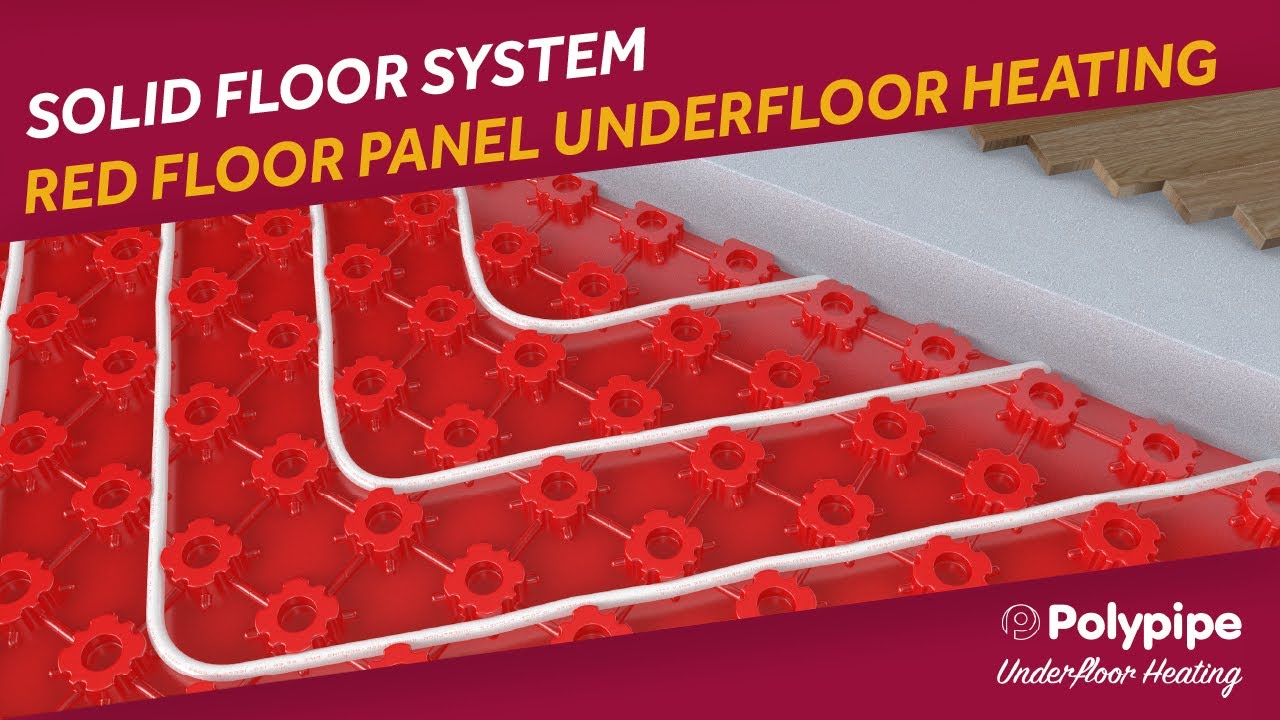 Polypipe Red Floor Panel System | Polypipe Underfloor Heating