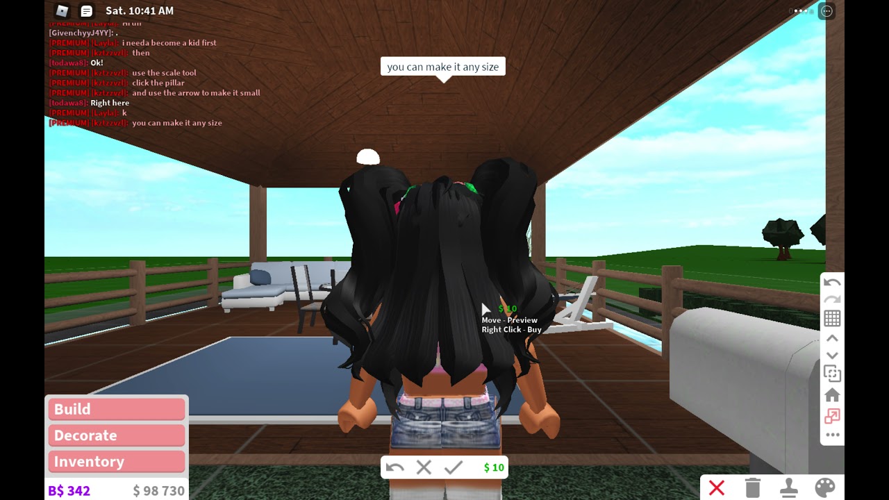 How to make 3D grass in Bloxburg!(Advanced Placing)