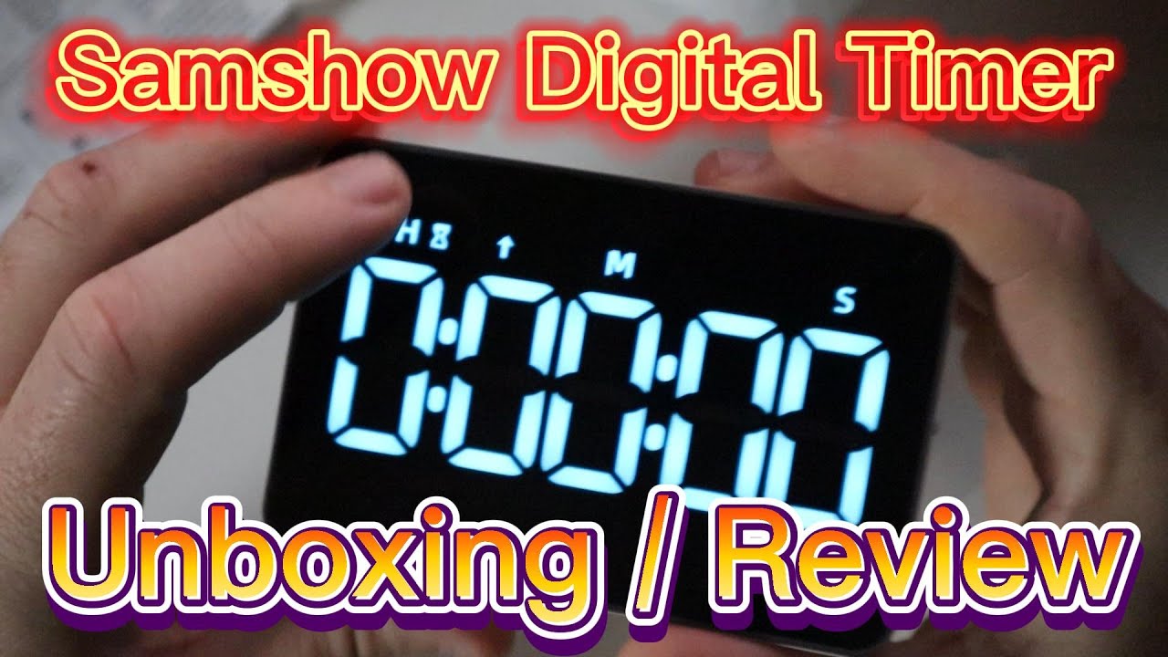 Samshow Digital Kitchen Timer Unboxing and Review