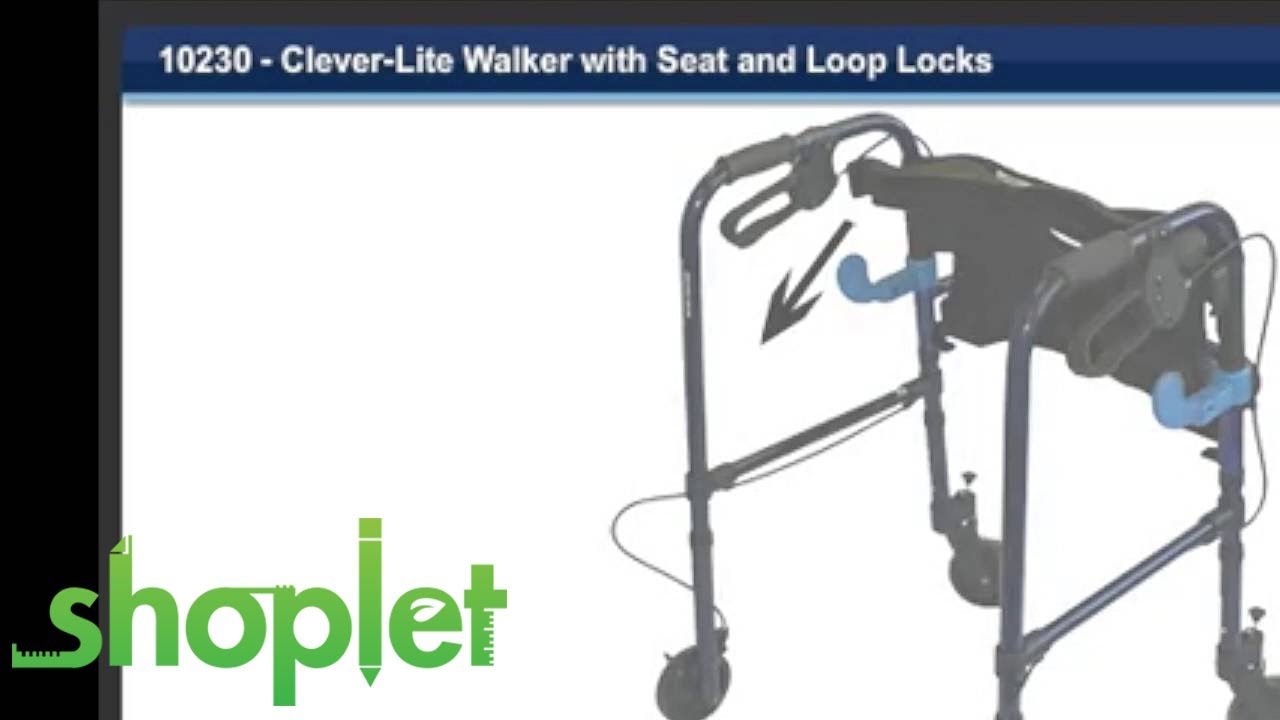 Drive Devilbiss Healthcare Clever Lite Walker Rollator, Adult, 5 ...