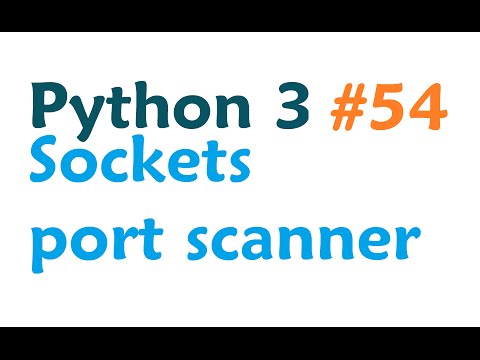 Learn Python 3 Programming Tutorial Sockets simple port scanner - Mind Luster