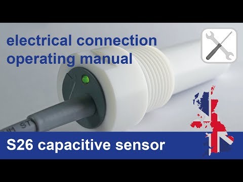 capacitive sensor - sensitivity adjustment potentiometer - ready for operation