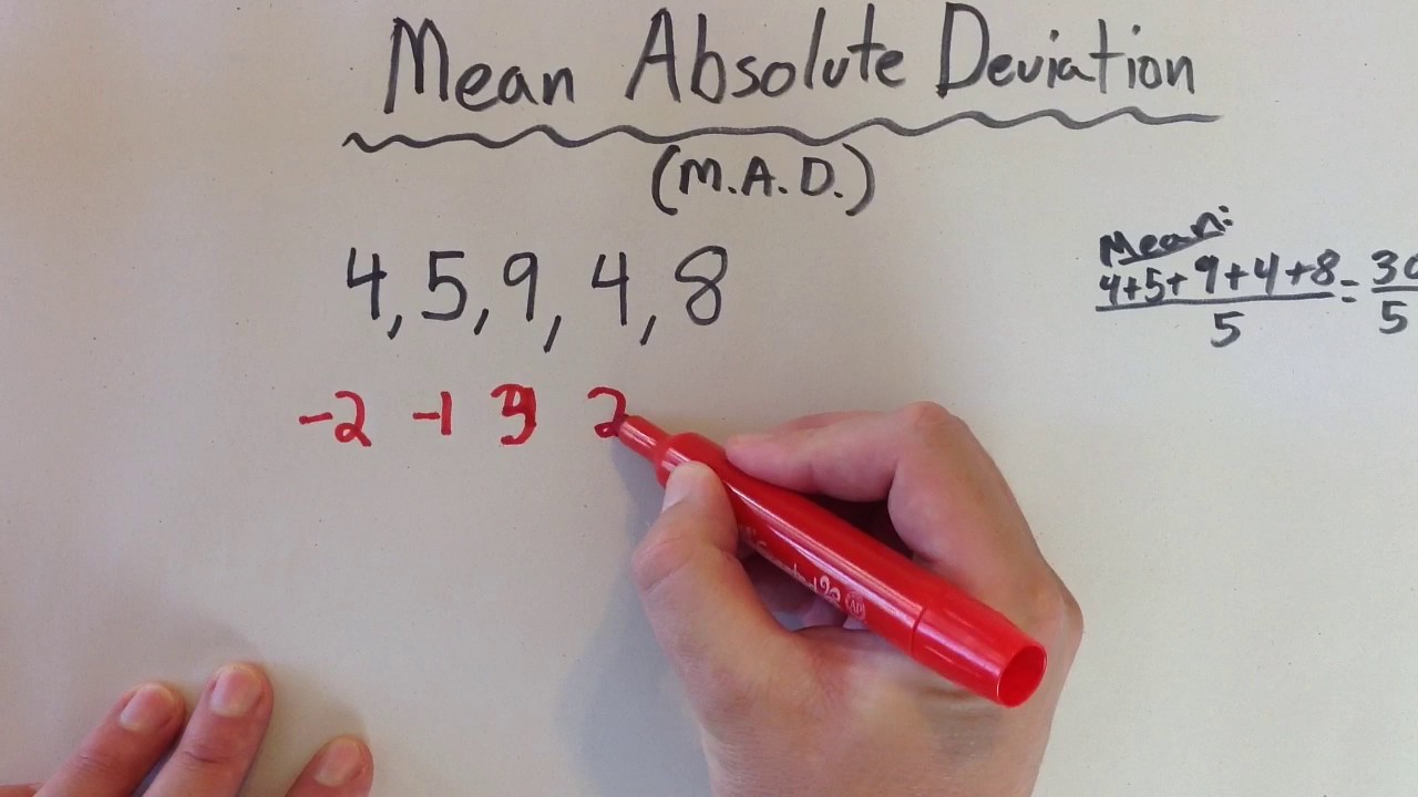 57 - Mean Absolute Deviation (MAD)