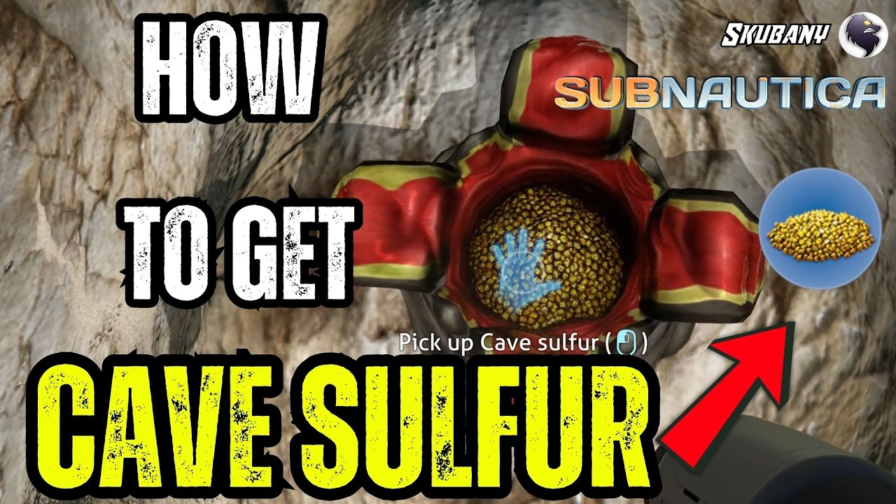 Subnautica: How to find Cave Sulfur (Location & Guide)  (PC, PS5, Xbox) Beginner Guide