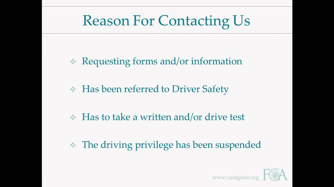 Senior Drivers: Driving Safer, Longer