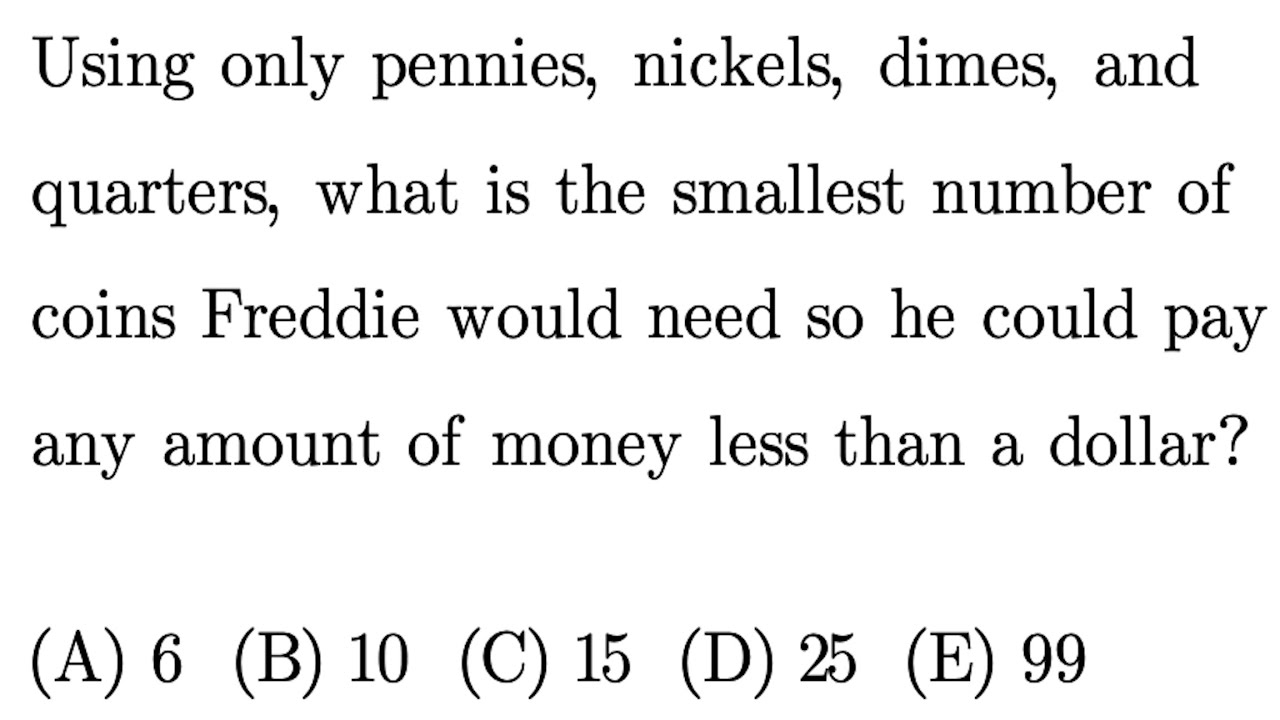American Math Competition | 8th Grade | 2010 Problem 7