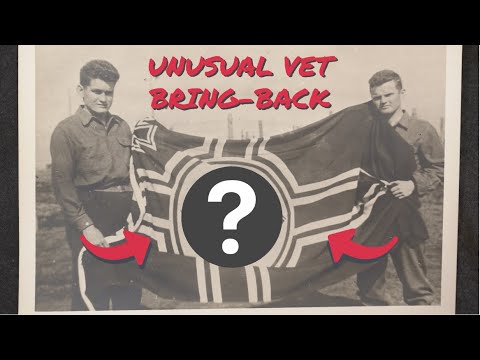 Kriegsmarine Battle Flag | Unusual WW2 Vet Bring Back Part 1
