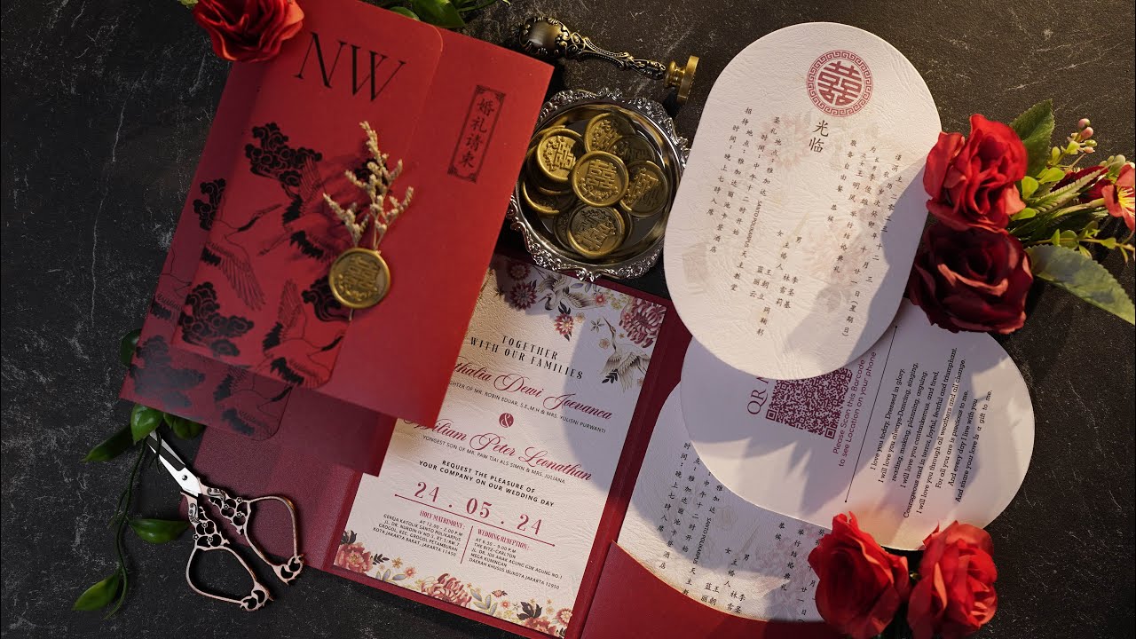 chinese wedding invitation T.06.1 invitto.printery