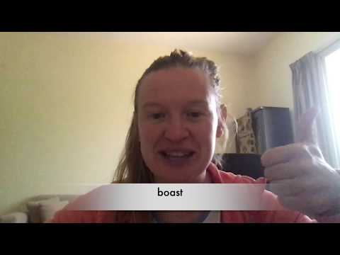 Word of the Day - boast