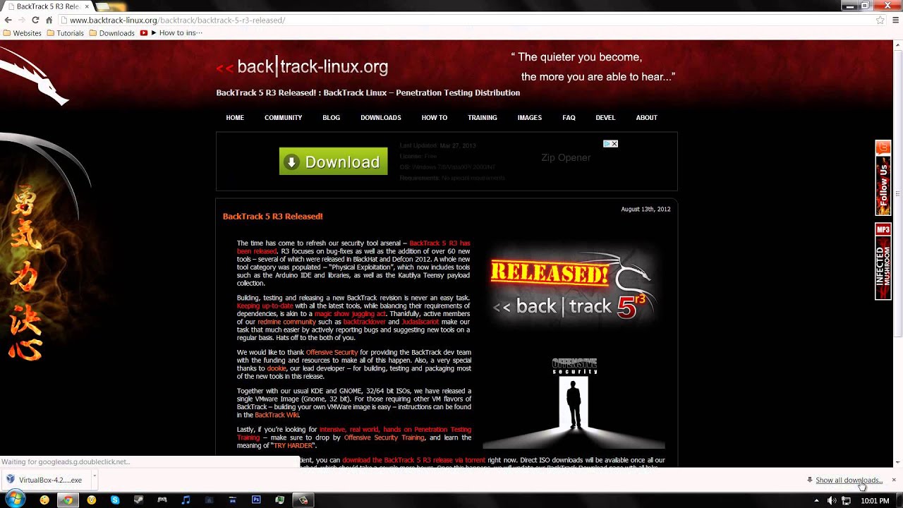 How to install Backtrack 5 R3 Correctly with Virtual Box