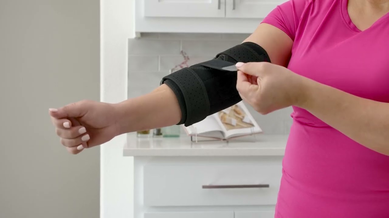 Elbow Splint Comfortable Elbow Brace – Cubital Tunnel Brace for Sleeping or Ulnar Nerve Entrapment