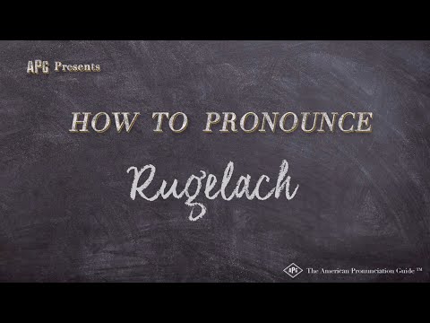 How to Pronounce Rugelach (Real Life Examples!)