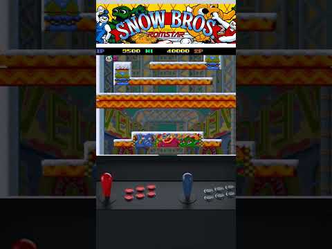 Snow Bros Retro games #arcade #retrogames #snowbros