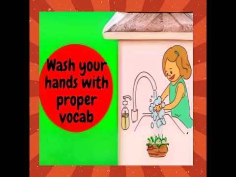 Hand Washing Vocabularies #youtubeshorts #shortvideo #viral#englishvocabulary